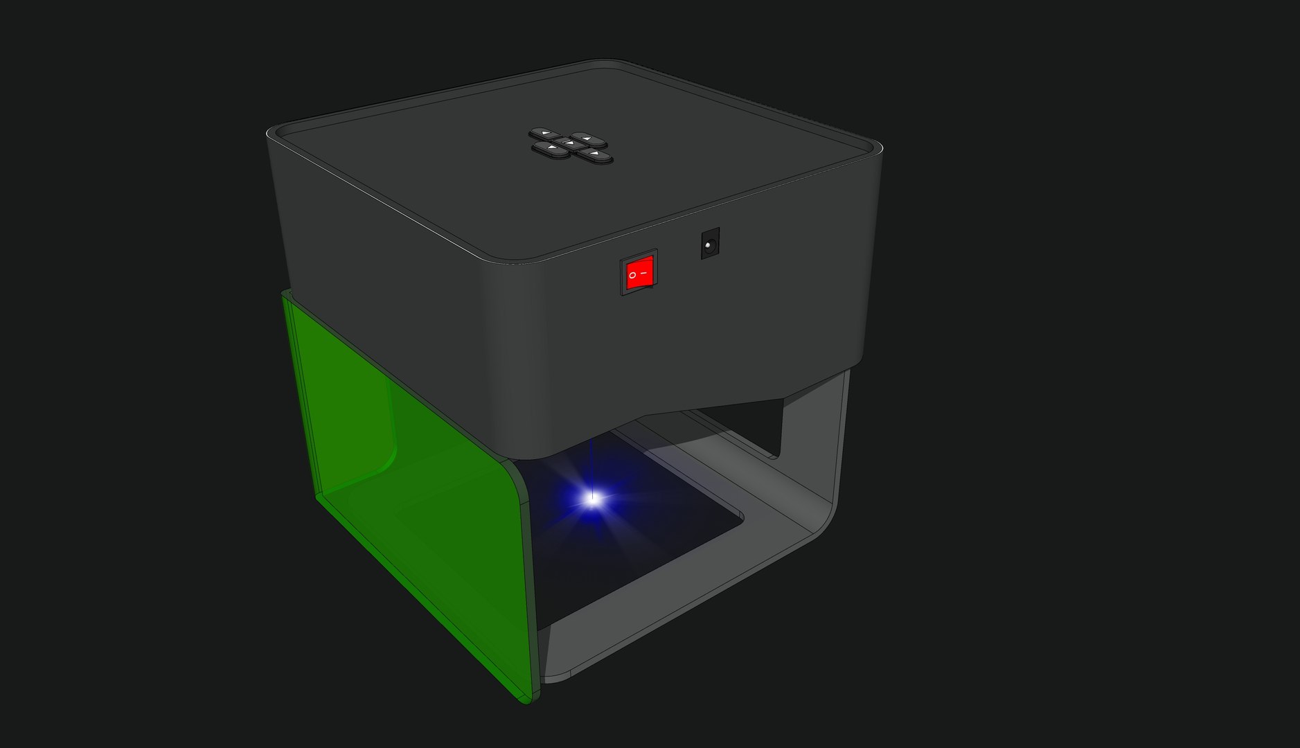 Desktop Laser Etcher Machine 3D Model - TurboSquid 2170007