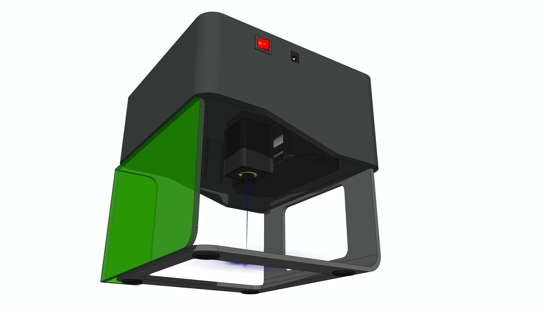 Desktop Laser Etcher Machine 3D Model - TurboSquid 2170007