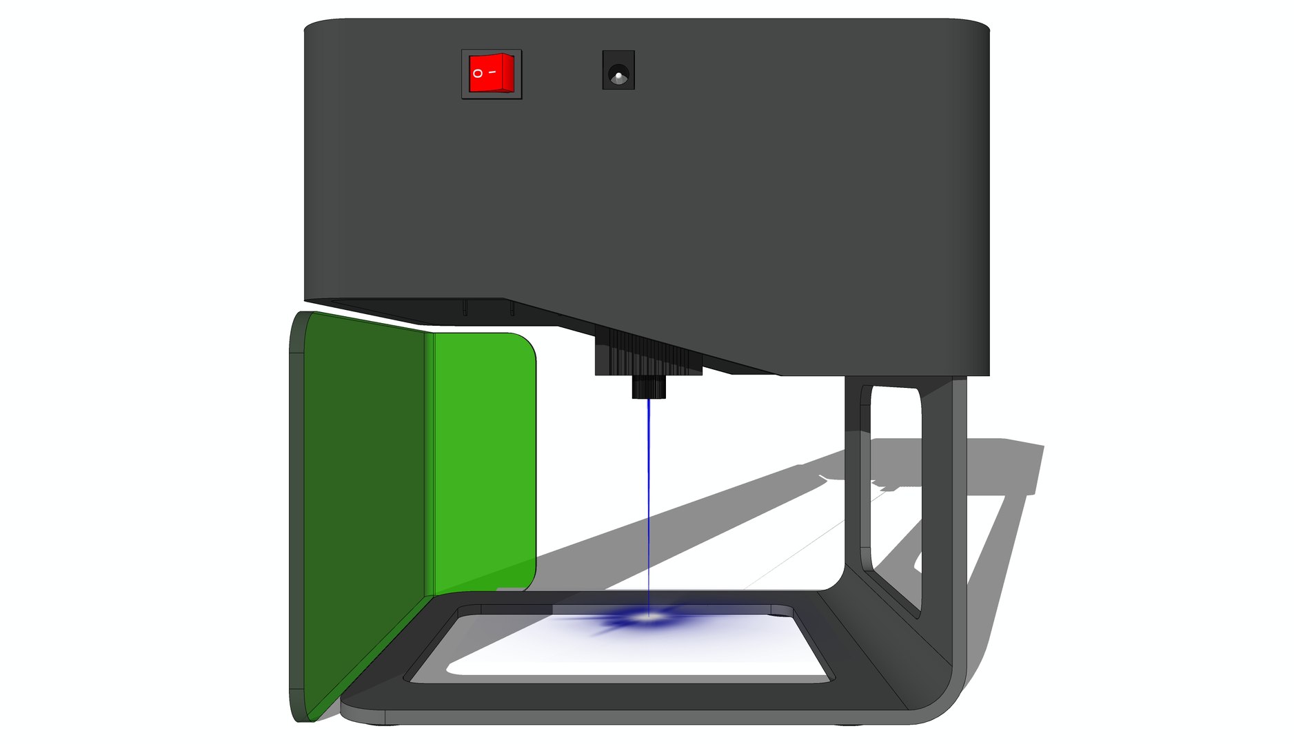 Desktop Laser Etcher Machine 3D Model - TurboSquid 2170007