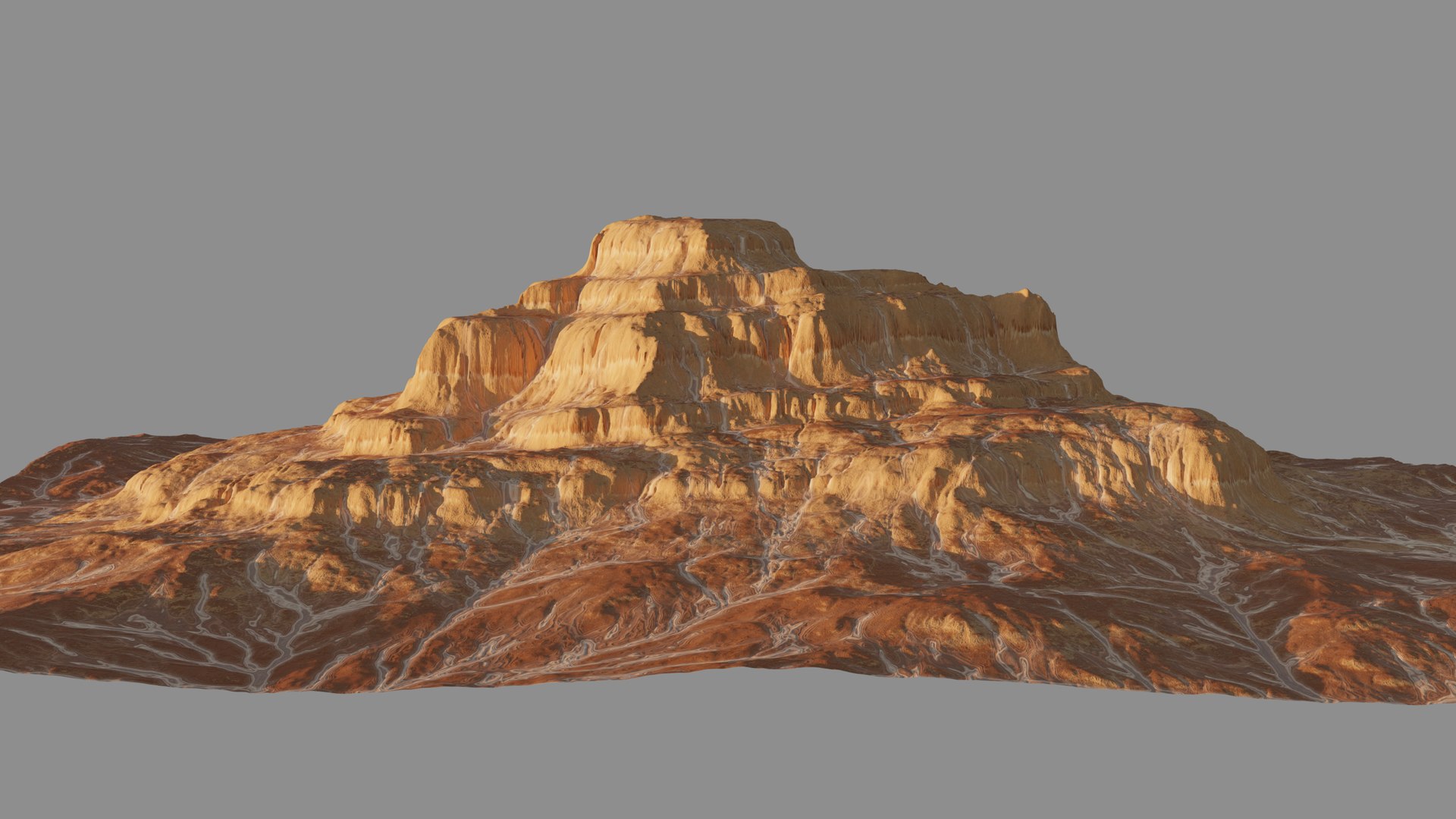 3D 8K Detailed Cliff Landscape - TurboSquid 1809186