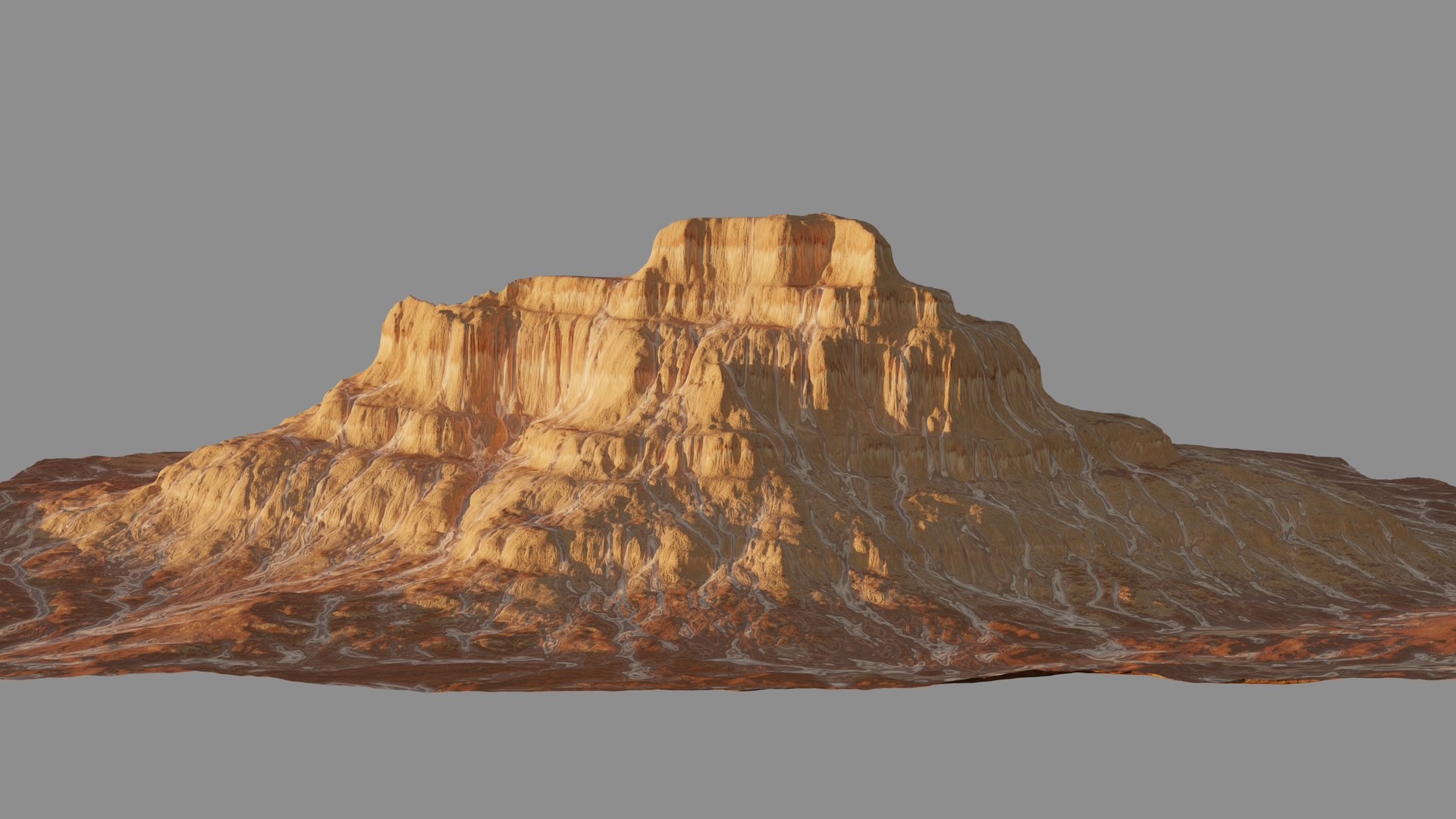 3D 8K Detailed Cliff Landscape - TurboSquid 1809186