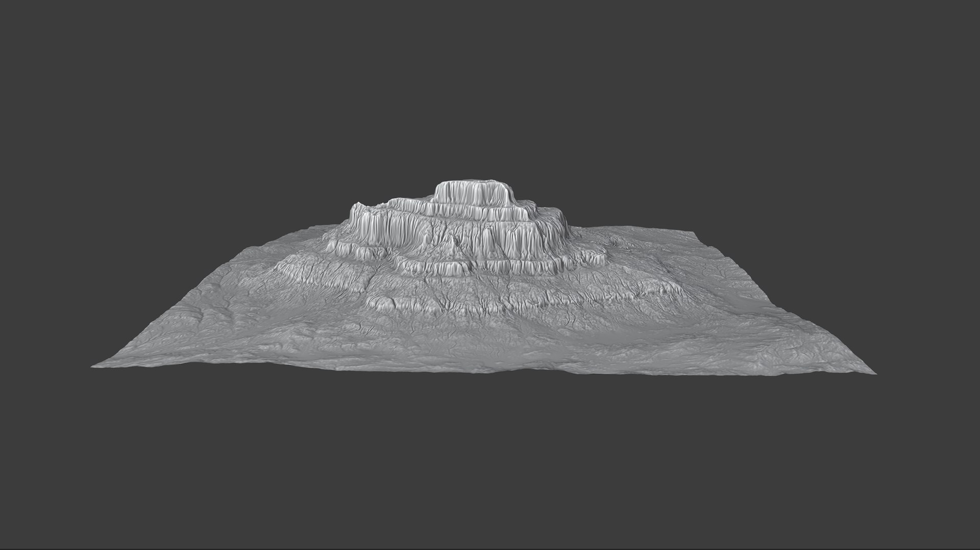 3D 8K Detailed Cliff Landscape - TurboSquid 1809186