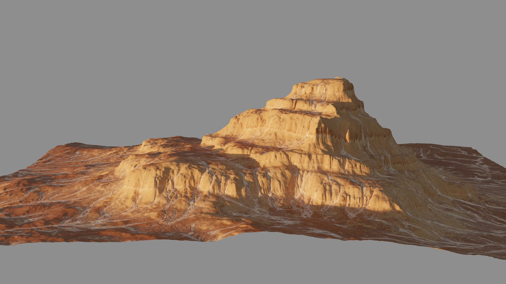 3D 8K Detailed Cliff Landscape - TurboSquid 1809186