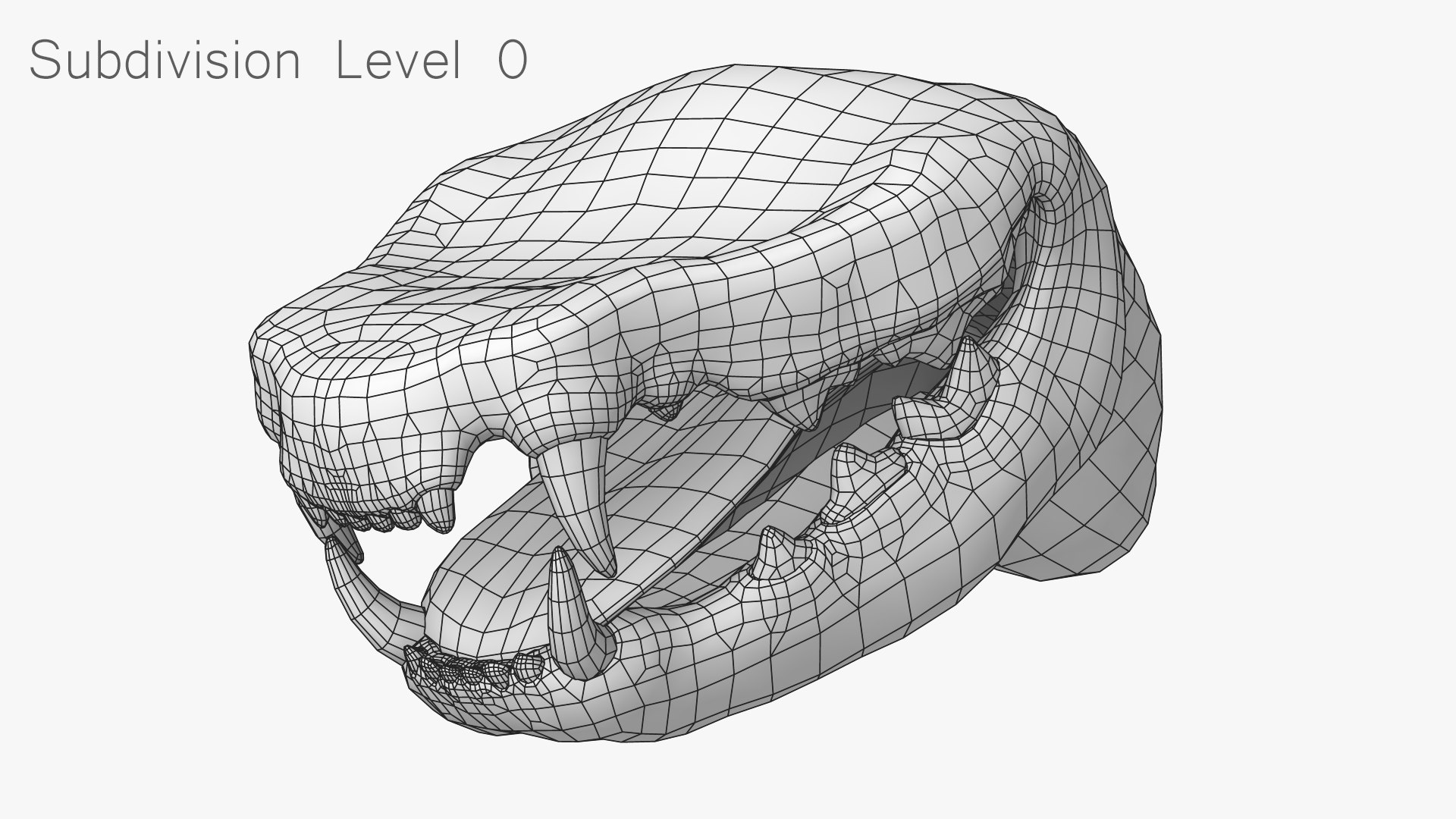 3D Realistic Cat Mouth Model - TurboSquid 1437282