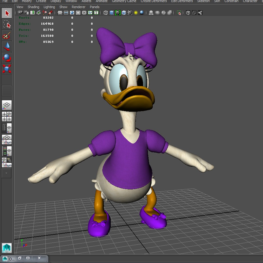 Daisy Duck 3D - TurboSquid 1179405