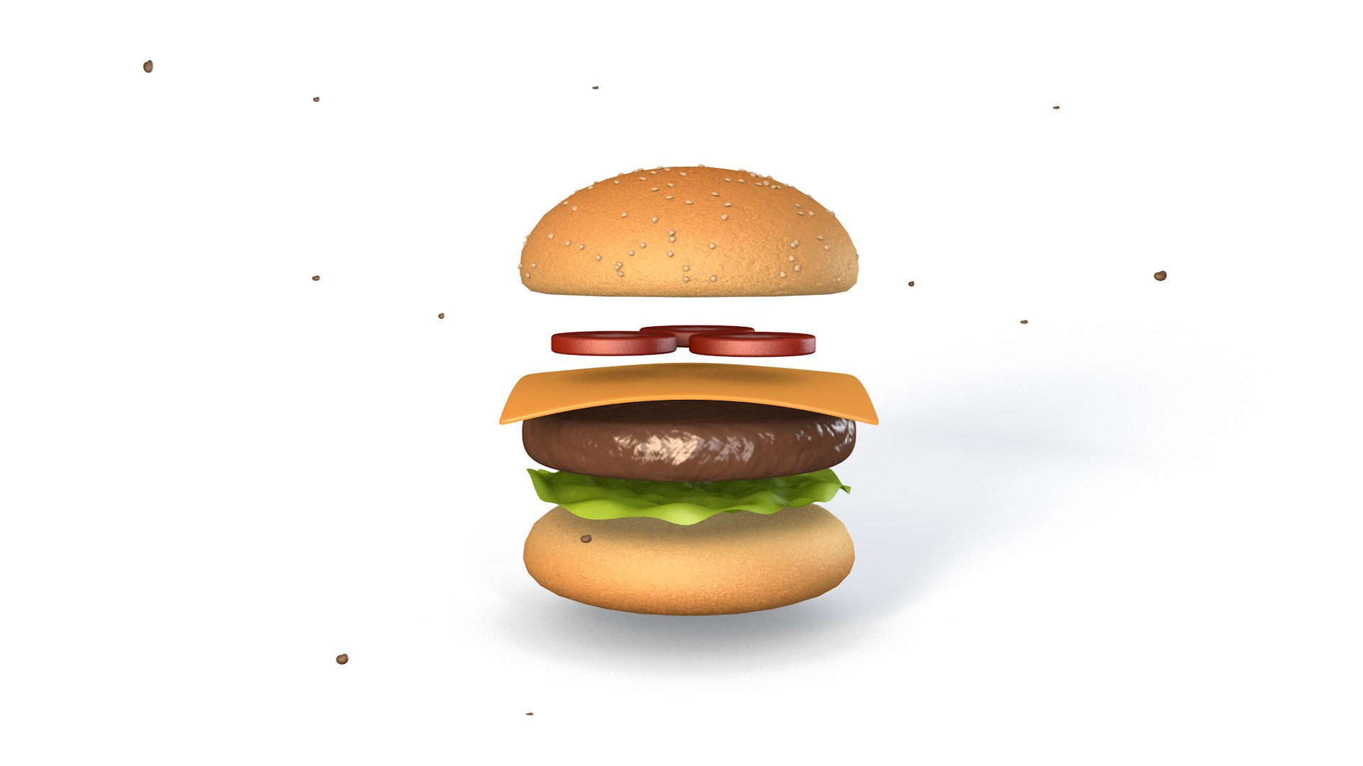 Animated Burger 3D - TurboSquid 2347153
