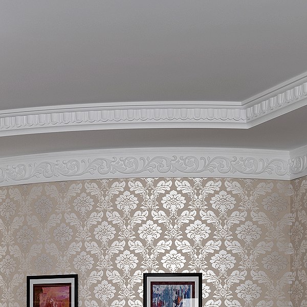 3d model decorate cornice ornament