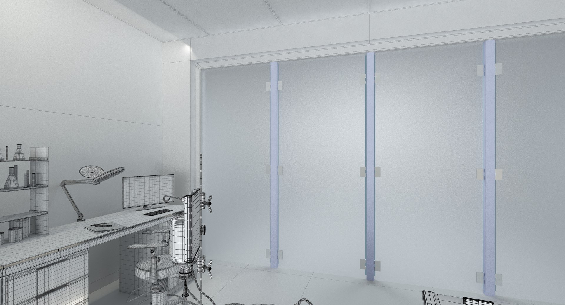 3D Scientific Laboratory Model - TurboSquid 1405393