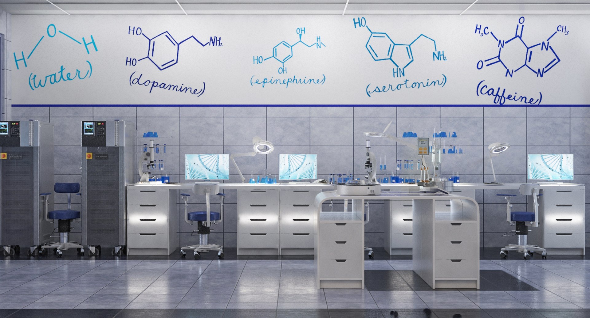 3D Scientific Laboratory Model - TurboSquid 1405393
