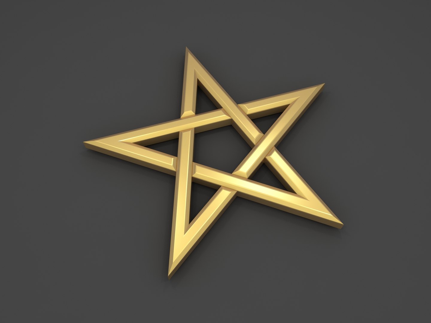 3D Pentagram - TurboSquid 1387308