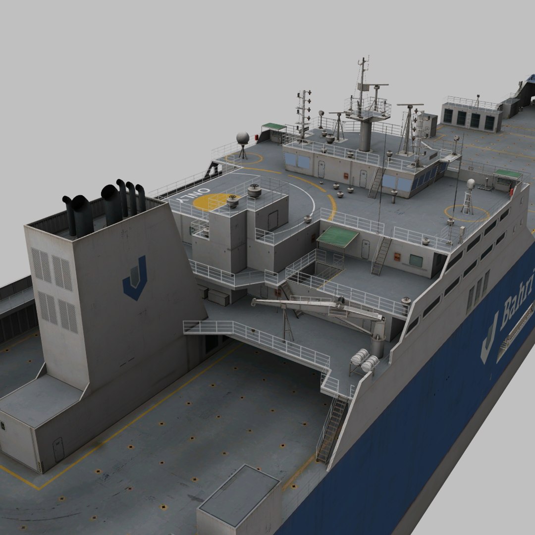 Real-time Ro-ro Cargo 3D Model - TurboSquid 1325765