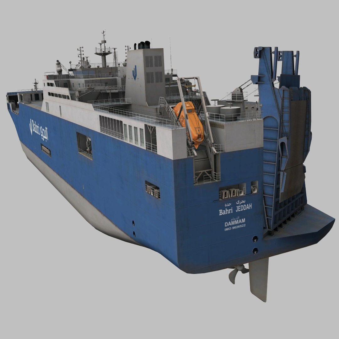 Real-time Ro-ro Cargo 3D Model - TurboSquid 1325765