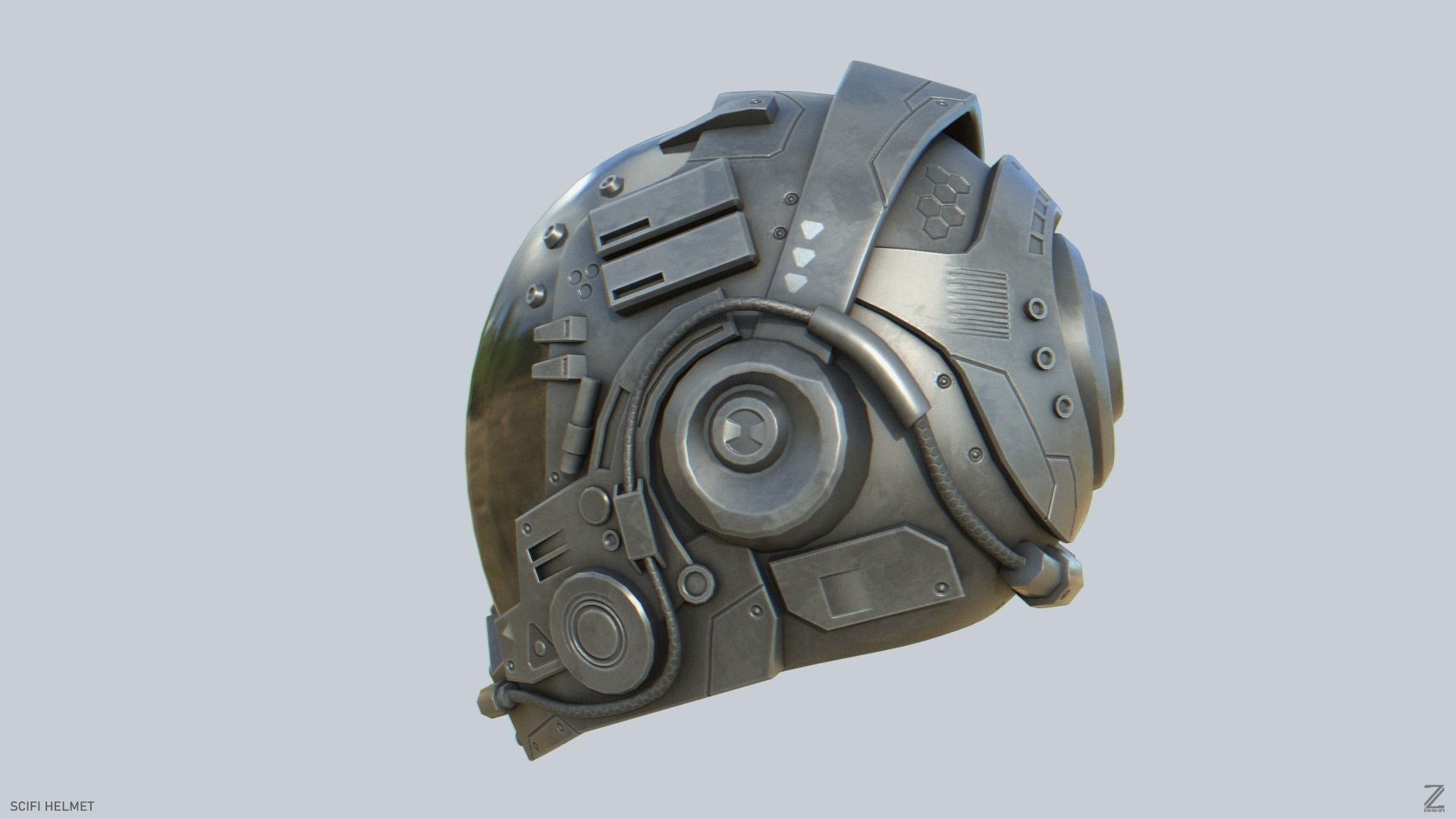 3D Scifi Helmet Collection - TurboSquid 2410278