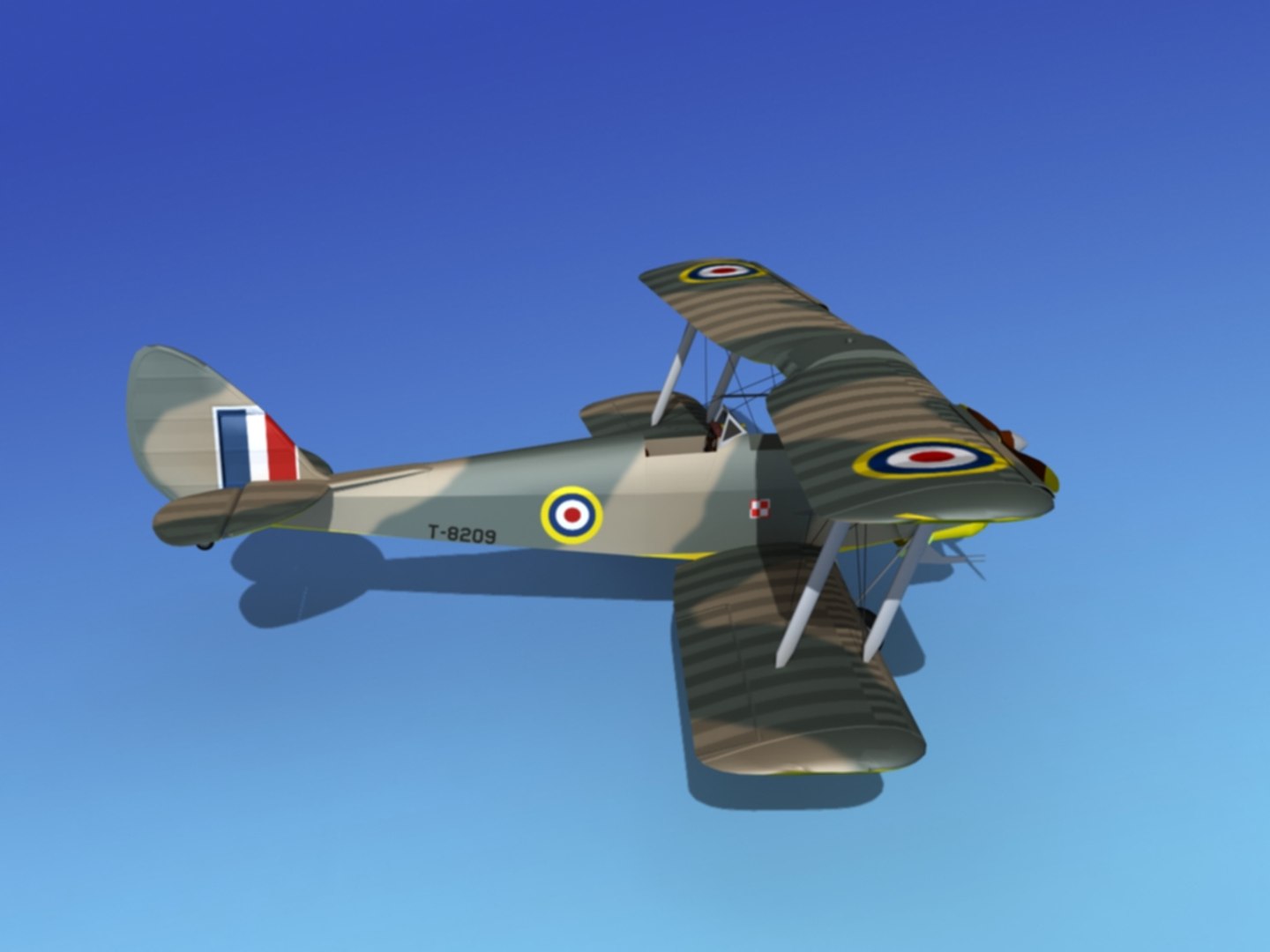Tiger Moth 3d Dxf