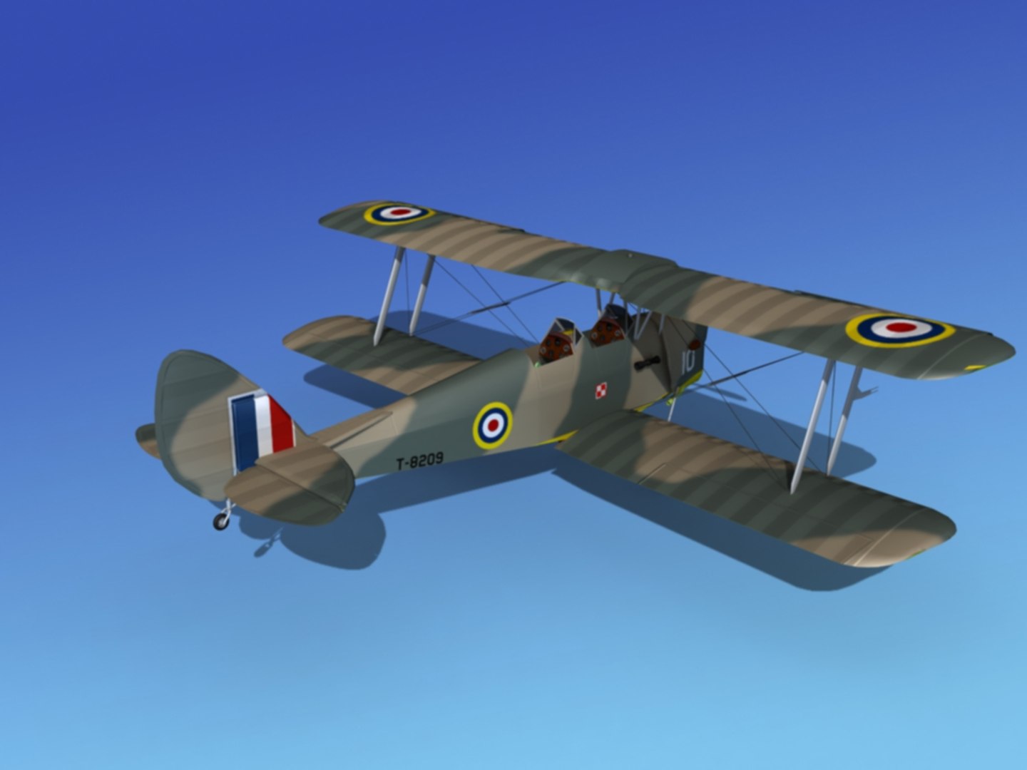 Tiger Moth 3d Dxf