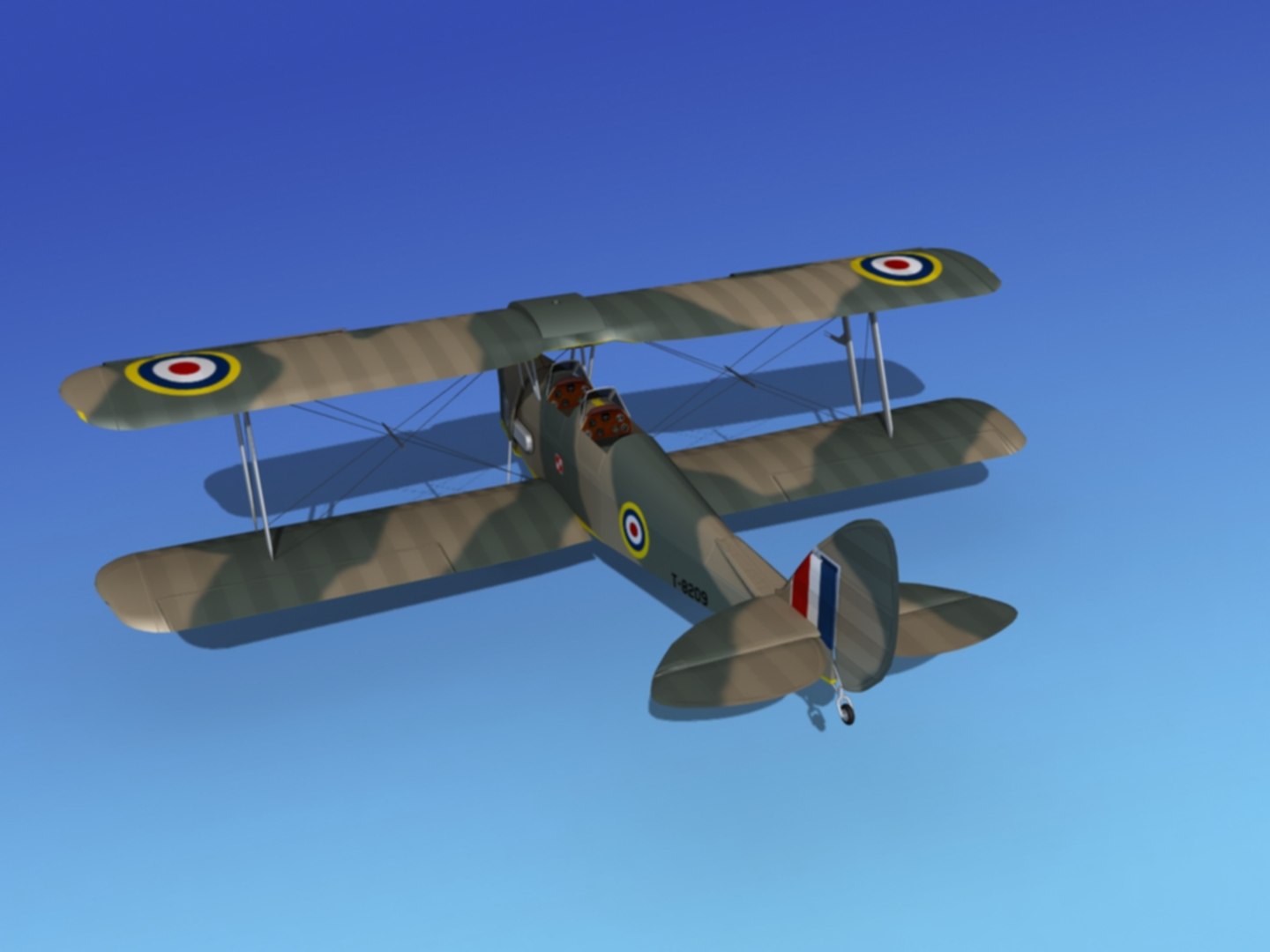 Tiger Moth 3d Dxf