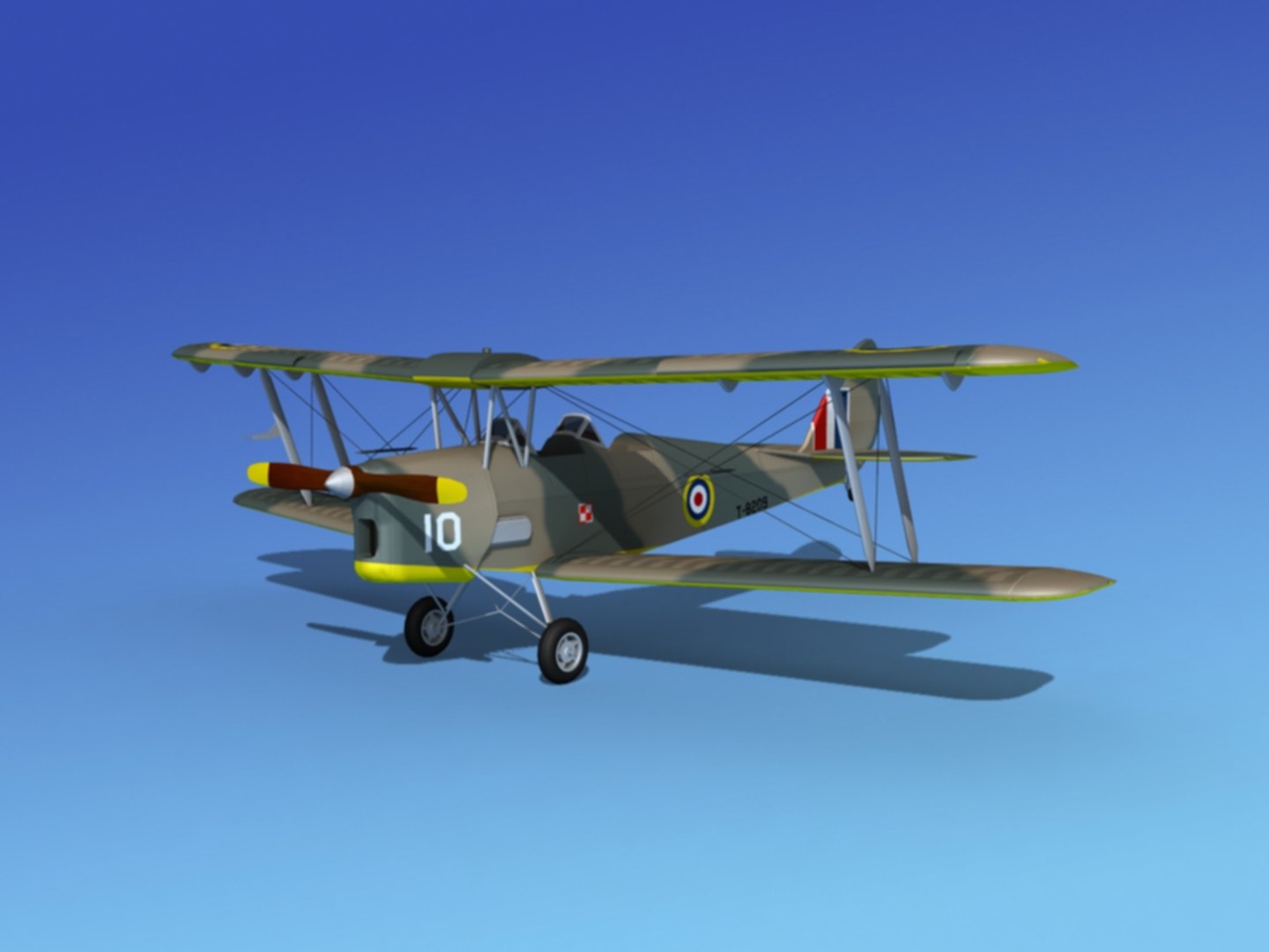 Tiger Moth 3d Dxf