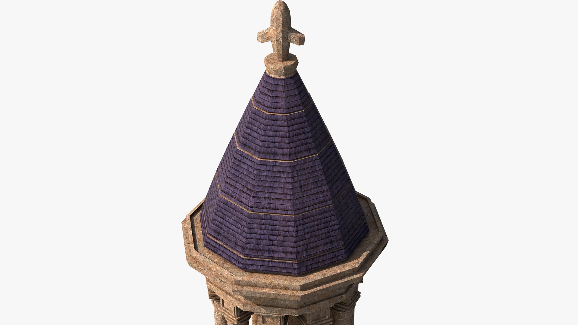 Free 3D Free Classic Mini Temple Model - TurboSquid 1888572