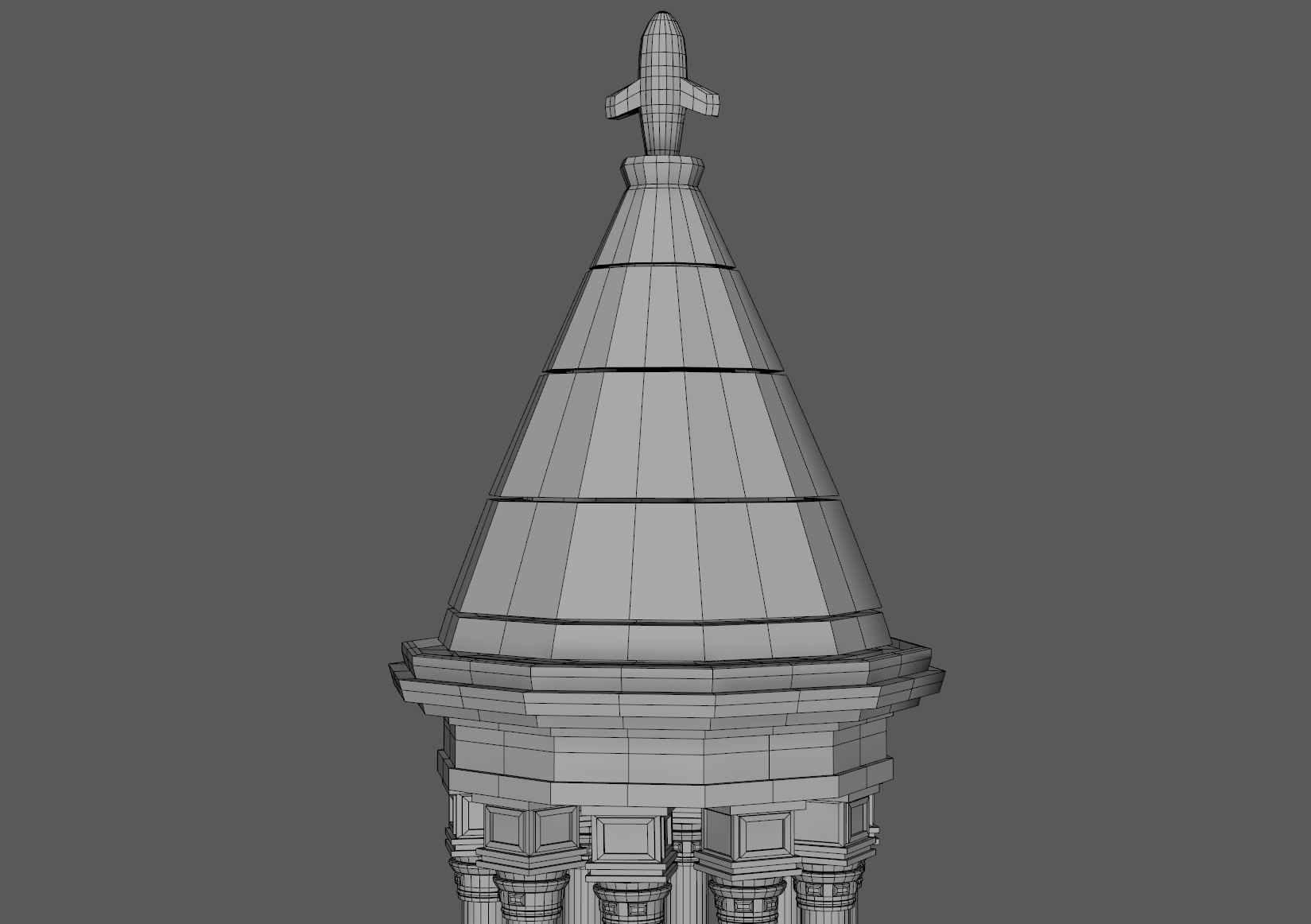Free 3D Free Classic Mini Temple model - TurboSquid 1888572