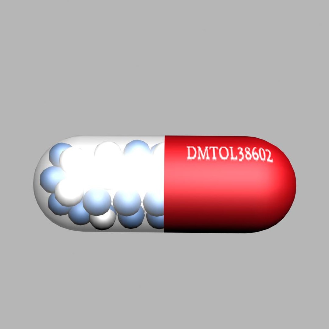 3d damnitol bottle pill