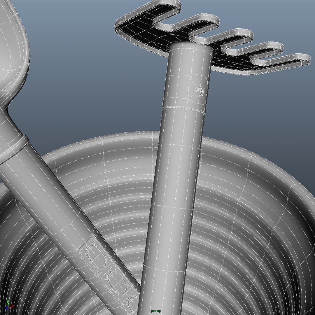 3d model plastic toys beach sand