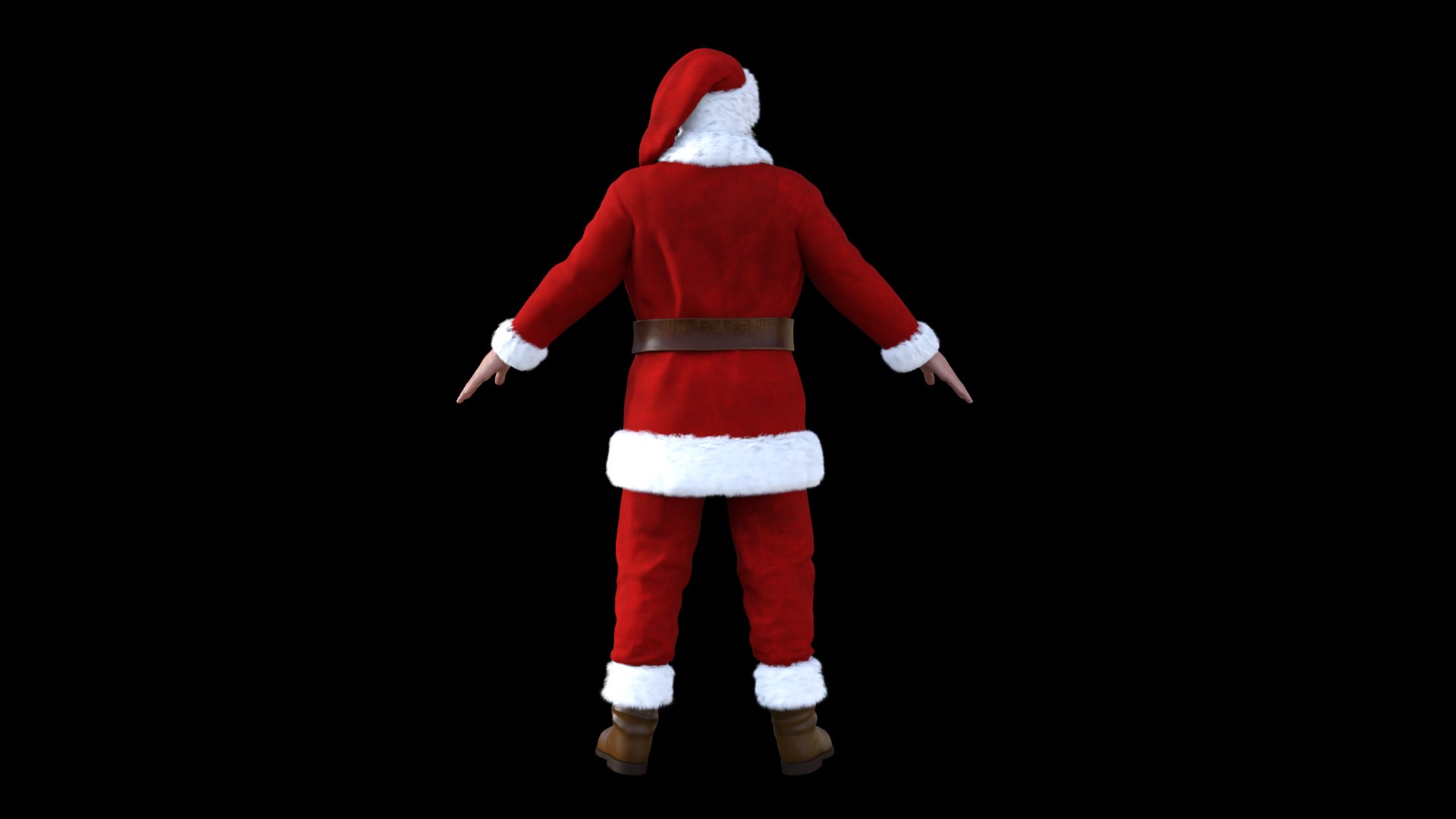 3D Model Santa Claus Christmas Low-poly 3D Model - TurboSquid 2311503