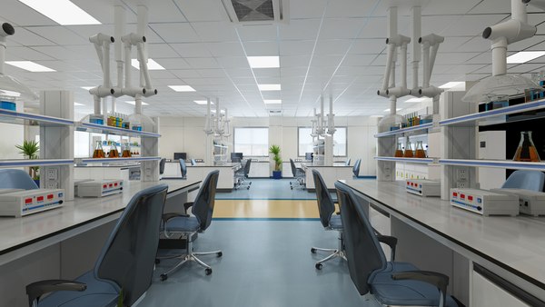 Laboratory science lab 3D model - TurboSquid 1667595