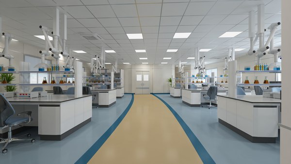 Laboratory science lab 3D model - TurboSquid 1667595