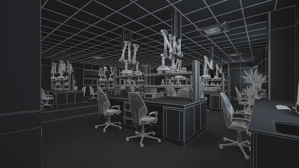 Laboratory science lab 3D model - TurboSquid 1667595