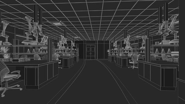 Laboratory science lab 3D model - TurboSquid 1667595