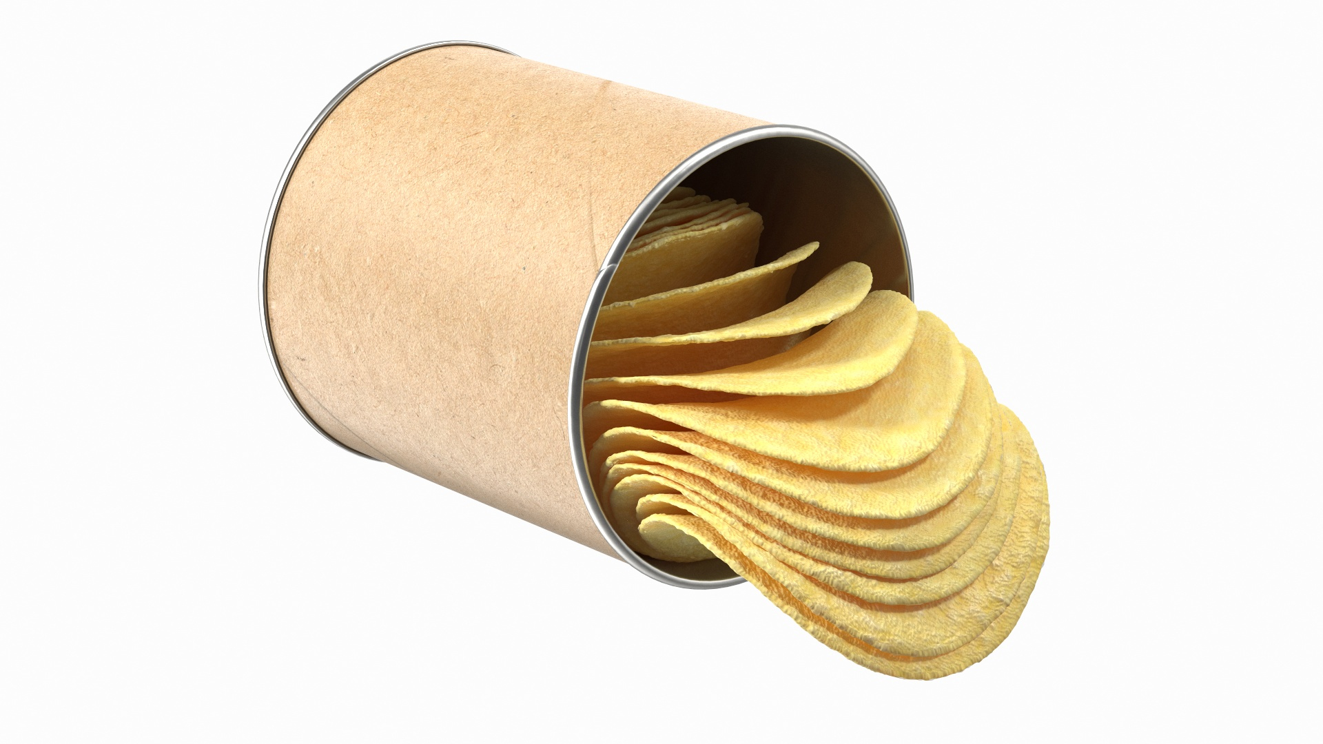 3D Small Potato Chips Paper Tube Model - TurboSquid 1745175