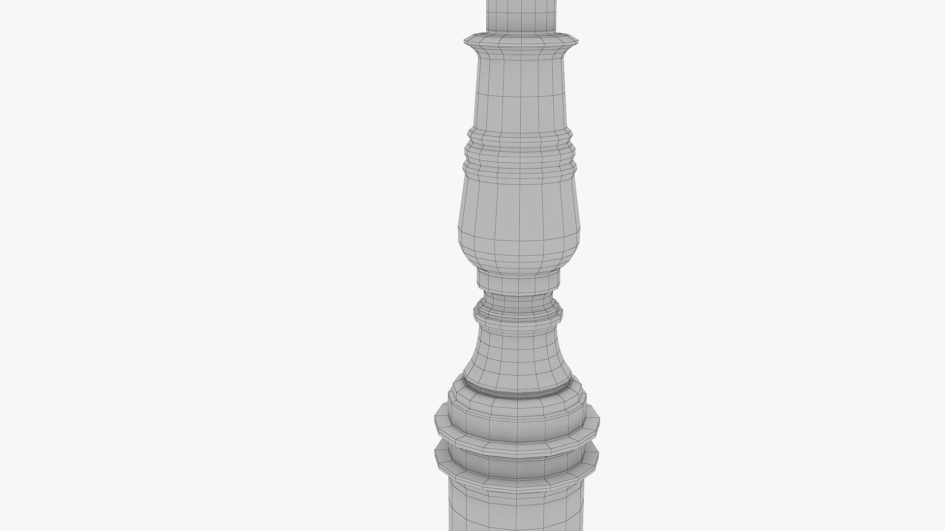 3D Cast Iron Column - TurboSquid 1742041