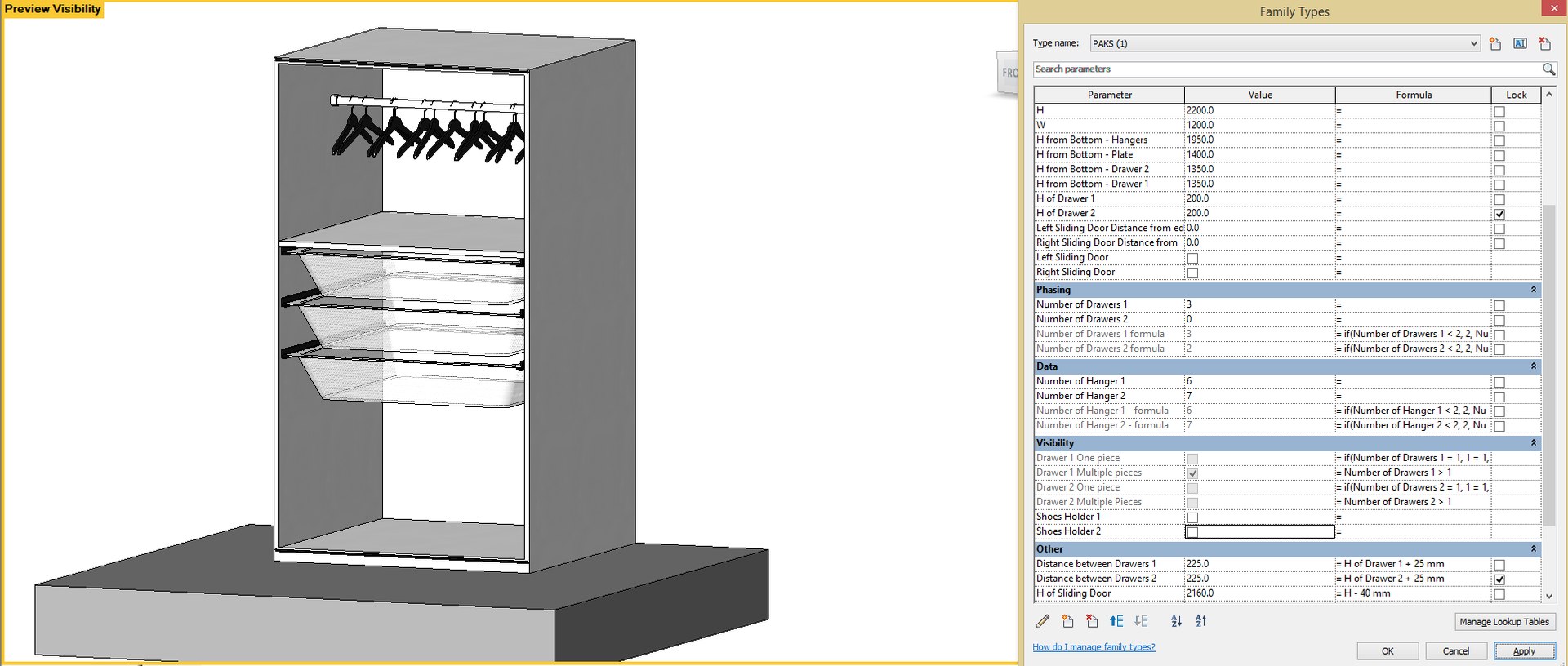 Parametric ikea pax revit model - TurboSquid 1453652