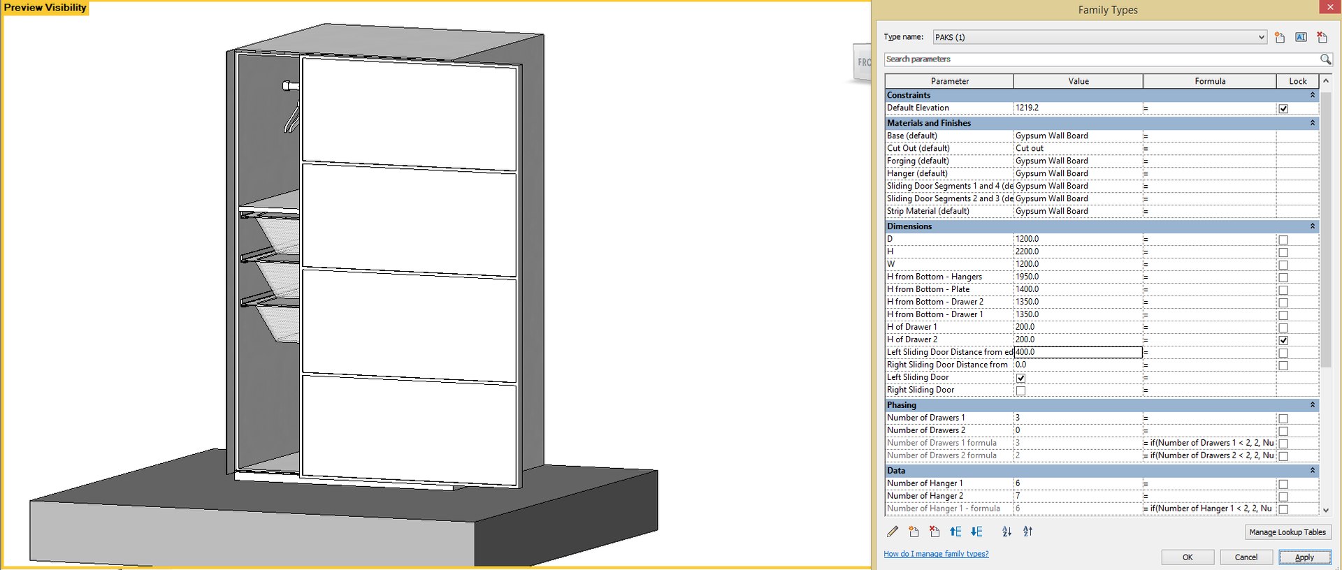 Parametric ikea pax revit model - TurboSquid 1453652