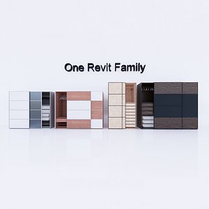 Revit family ikea pax 3D - TurboSquid 1546243