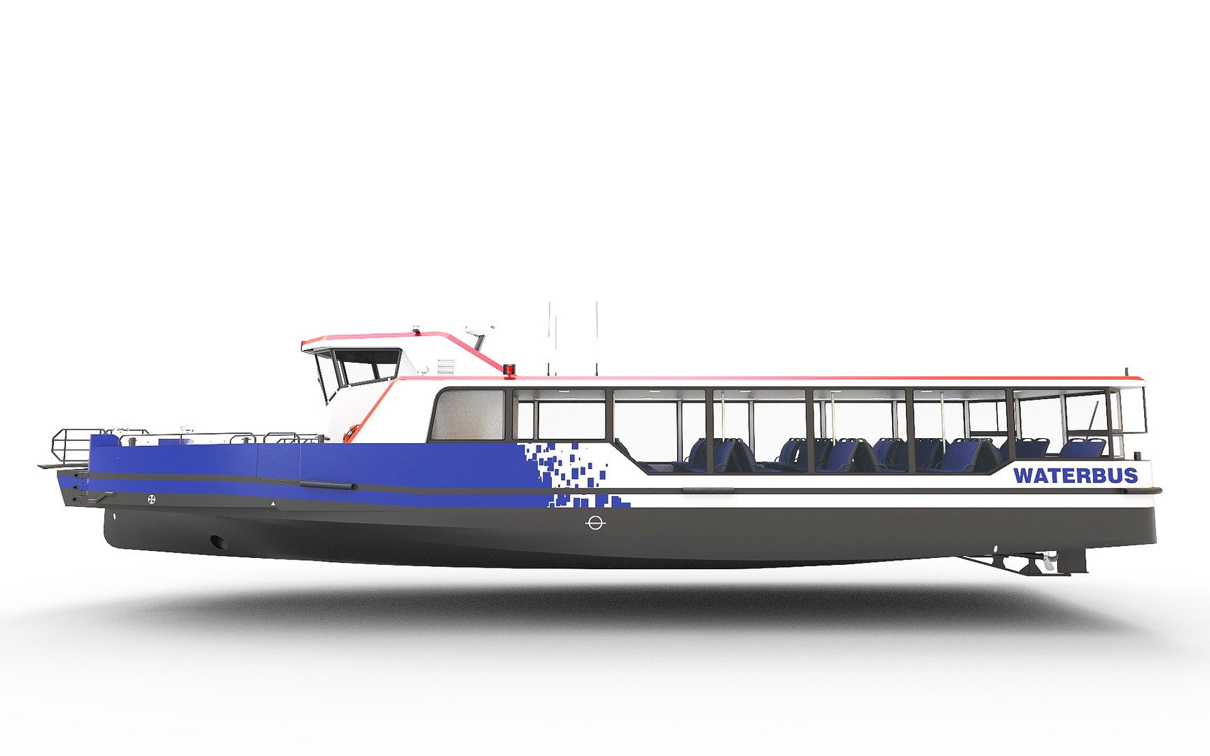 WaterBus 3D Model - TurboSquid 2006378
