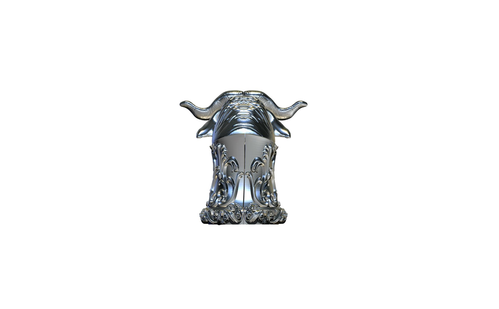 Chess bull statue 3D model - TurboSquid 2018294