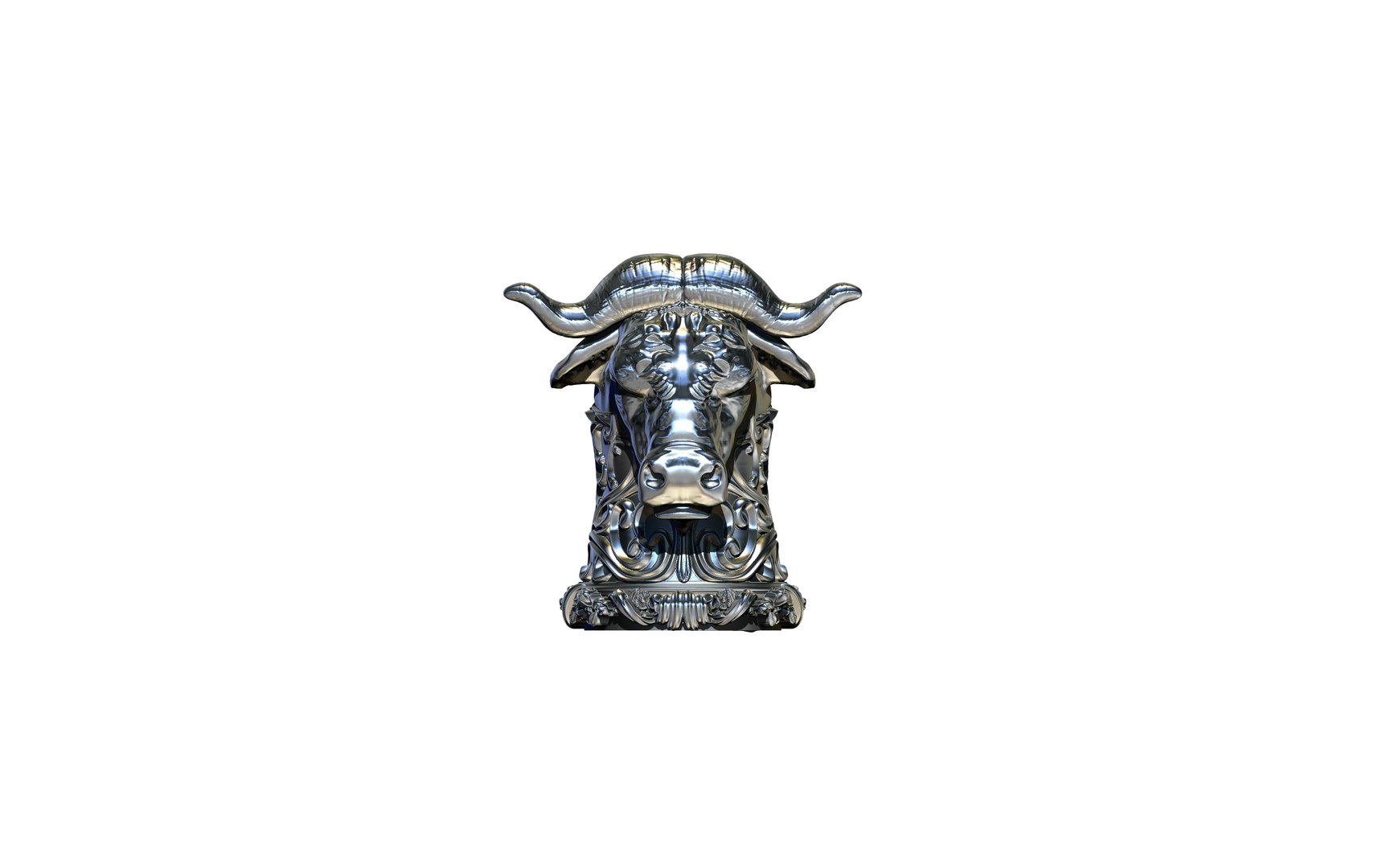 Chess bull statue 3D model - TurboSquid 2018294