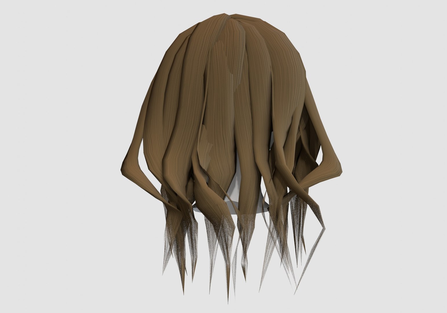 3D Chaotic Cartoon Hairstyle - TurboSquid 1922807