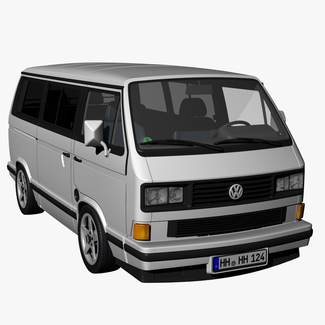 3d T3 Caravelle Gti 1989 Model