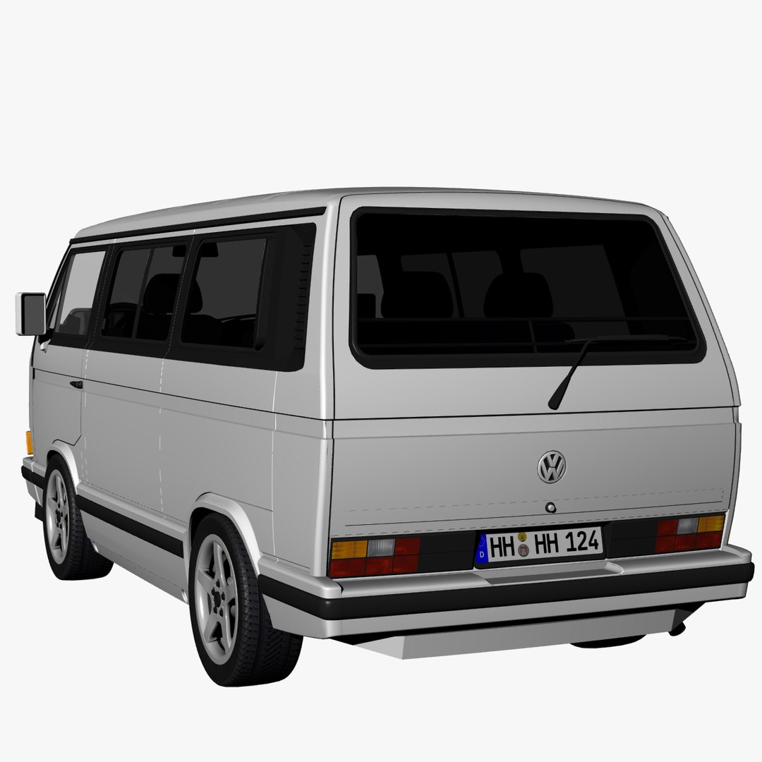 3d T3 Caravelle Gti 1989 Model