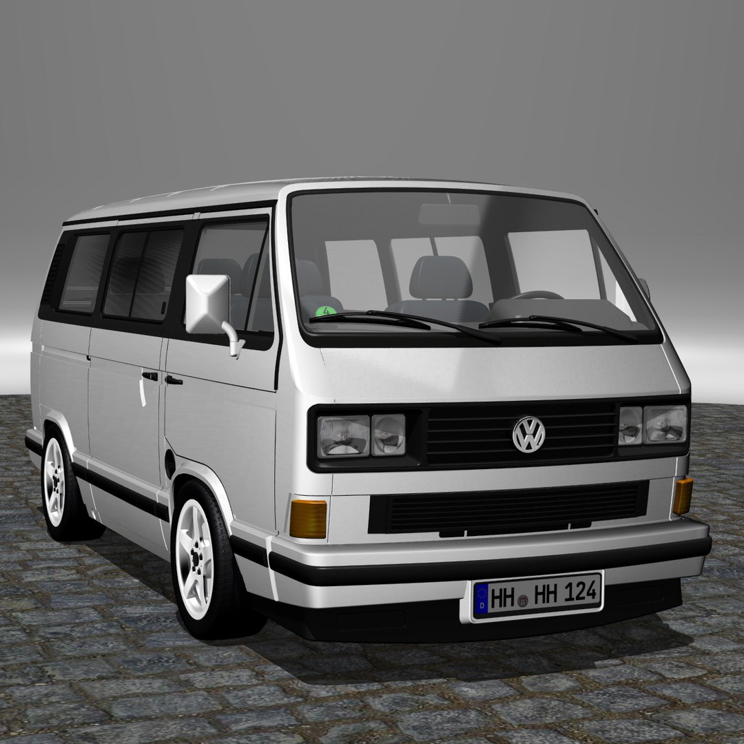 3d T3 Caravelle Gti 1989 Model