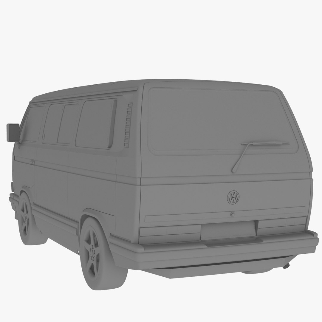 3d T3 Caravelle Gti 1989 Model