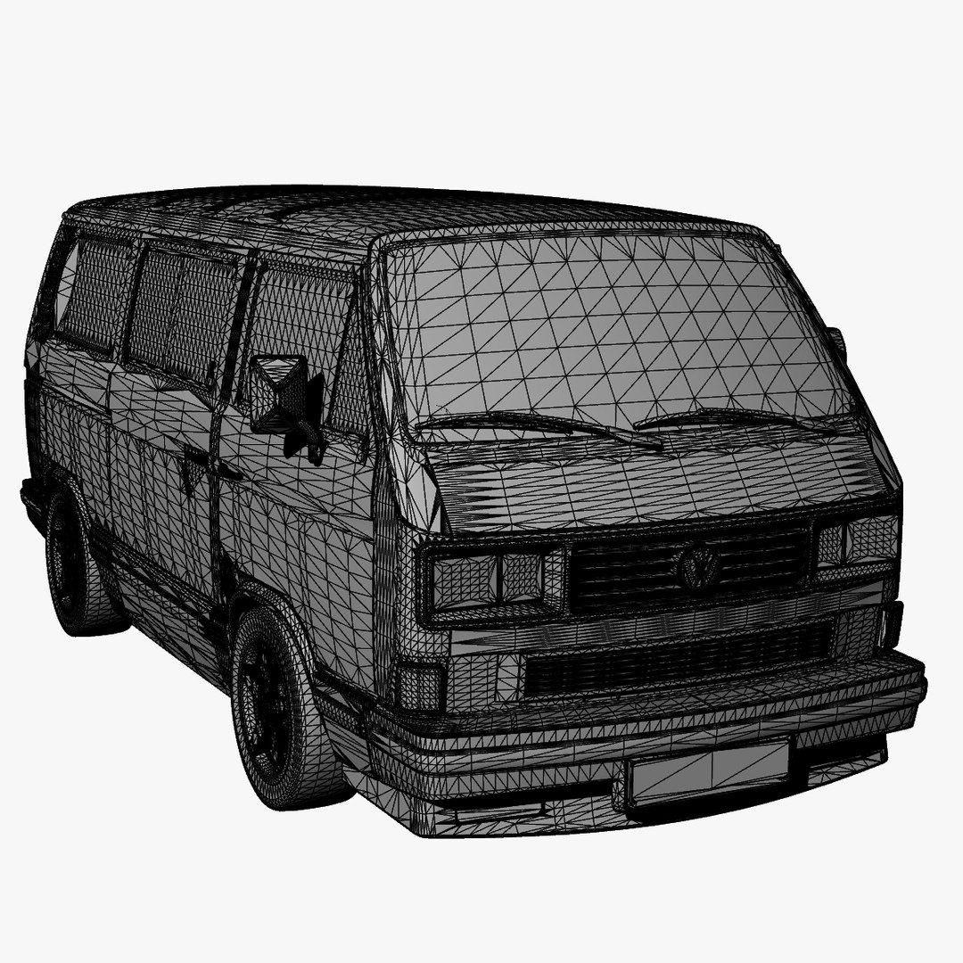 3d T3 Caravelle Gti 1989 Model