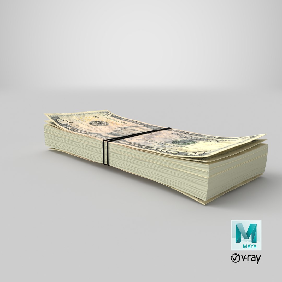 3D Dollars Bills Banknotes - TurboSquid 1615334