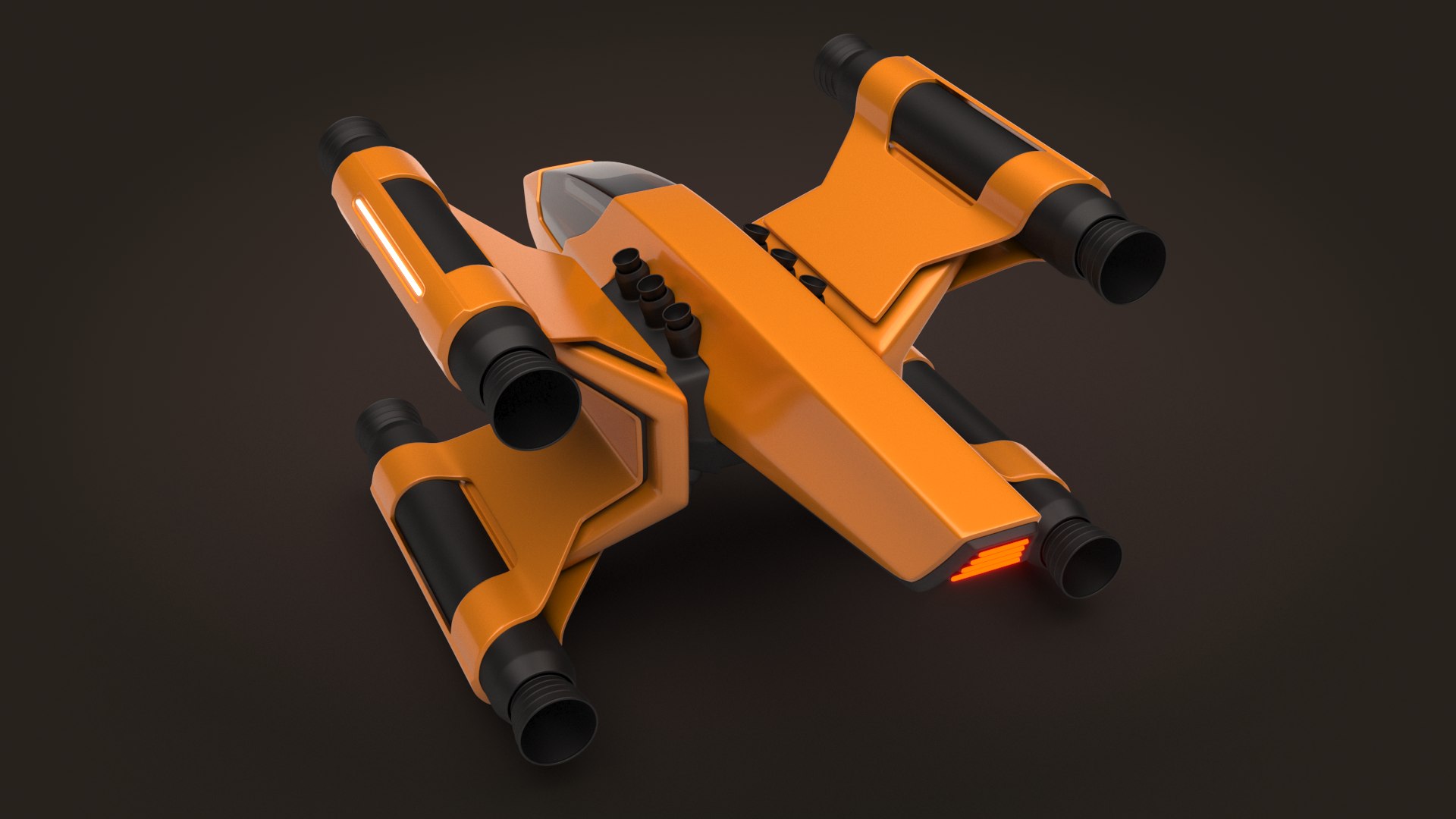 3D Model Spaceship Rigel - TurboSquid 2263027