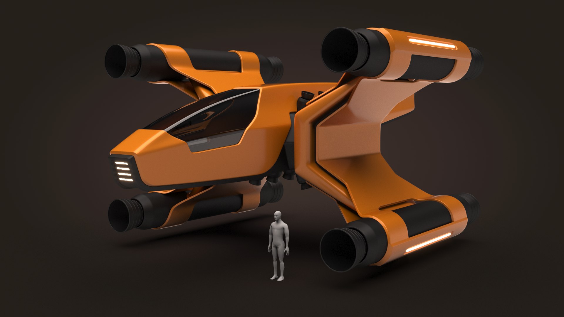 3D Model Spaceship Rigel - TurboSquid 2263027