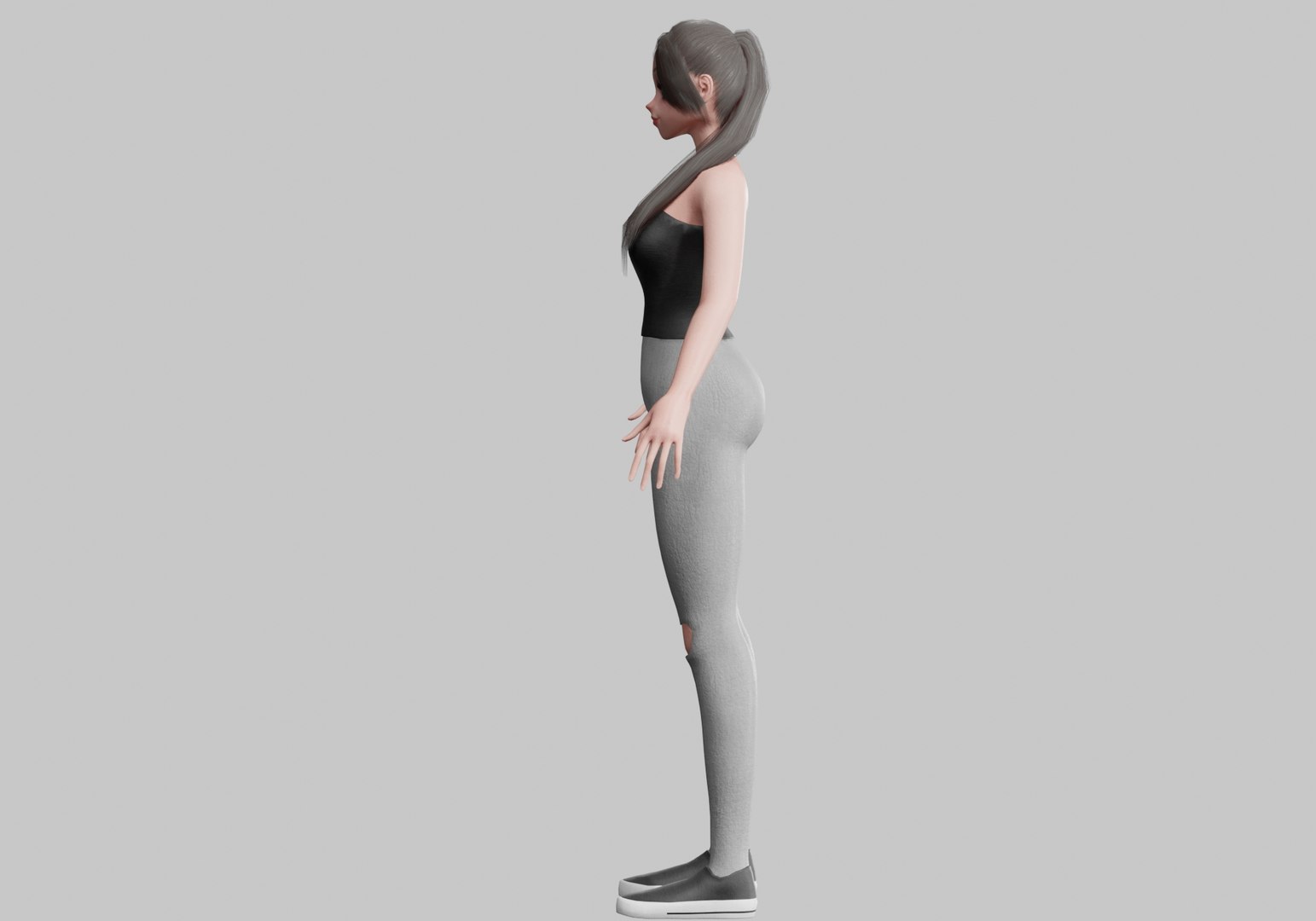 Anime Standard Girl V14740 3D - TurboSquid 2281726