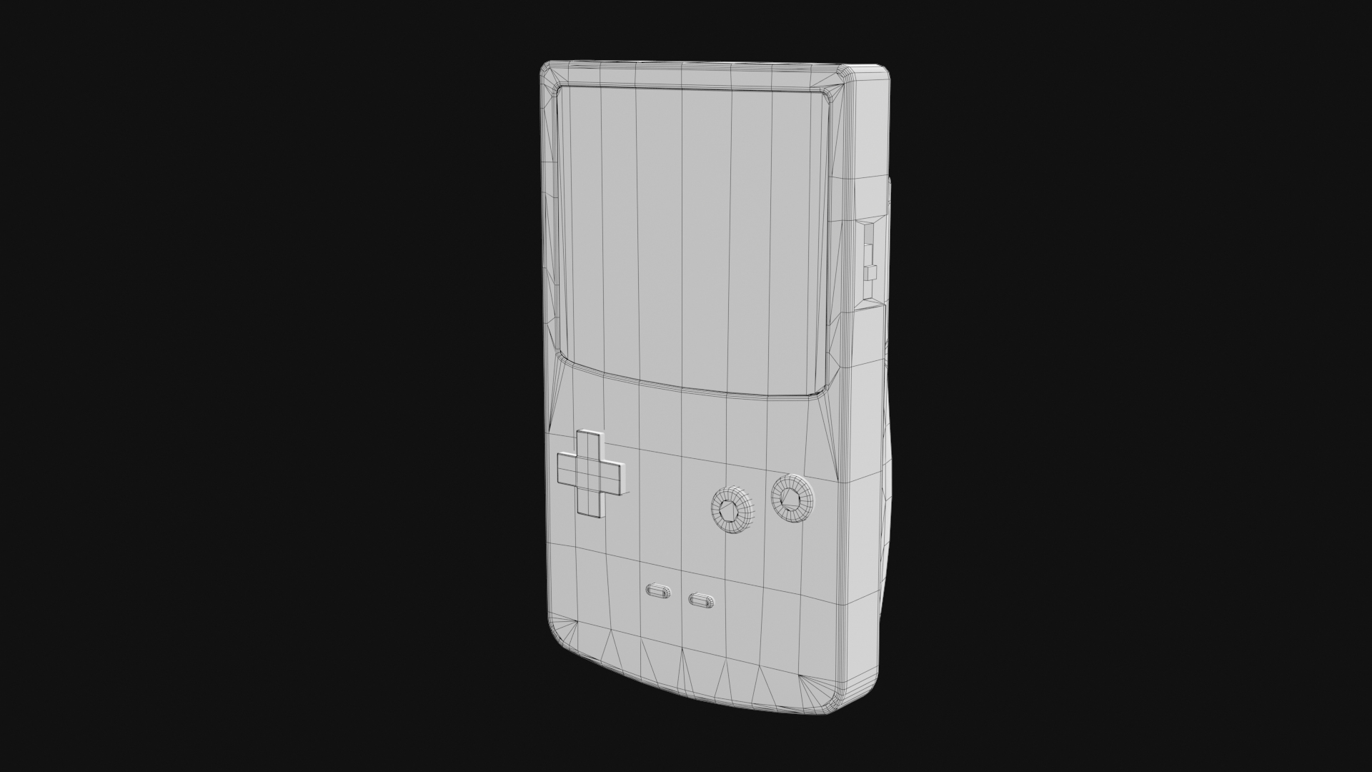 3D Nintendo Game Boy Color - Red - TurboSquid 2167376