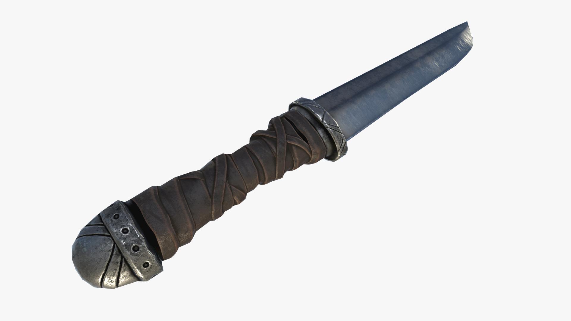 Fantasy Sword RPG Scandanavian Broad Seax Sax Sword Knife Shortsword ...